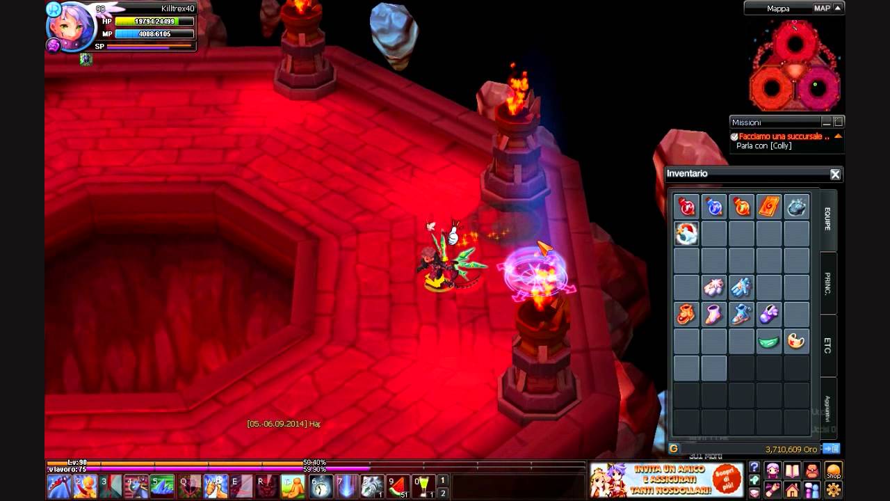 Nostale Server Nossia-PvP 7° Sp Vs Sin - YouTube