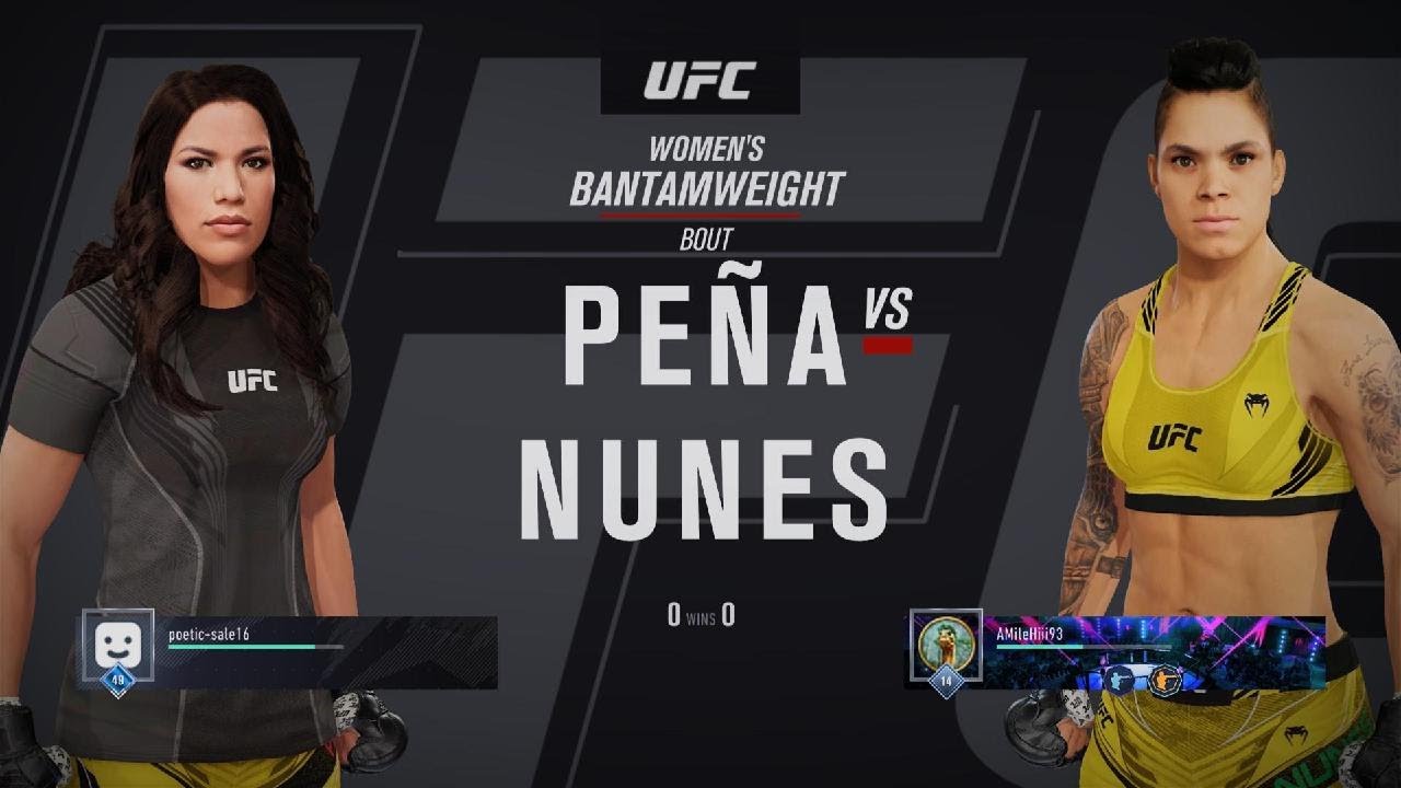 EA SPORTS UFC 4: Nunes vs Pena 3? - YouTube