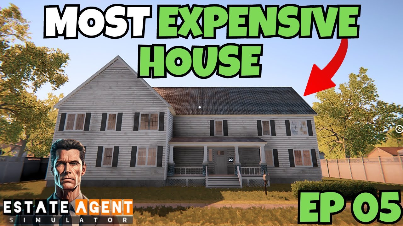 I Build most Expensive House | Estate Agent Simulator #5 - YouTube
