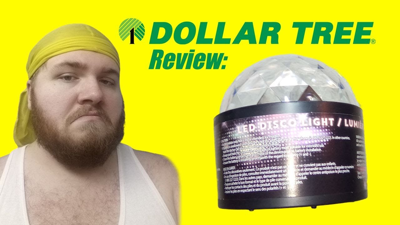 Dollar Tree Review - LED Disco Light - YouTube