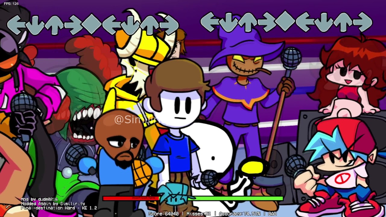 Friday Night Funkin - The Finale... - 10 player Final Destination - YouTube