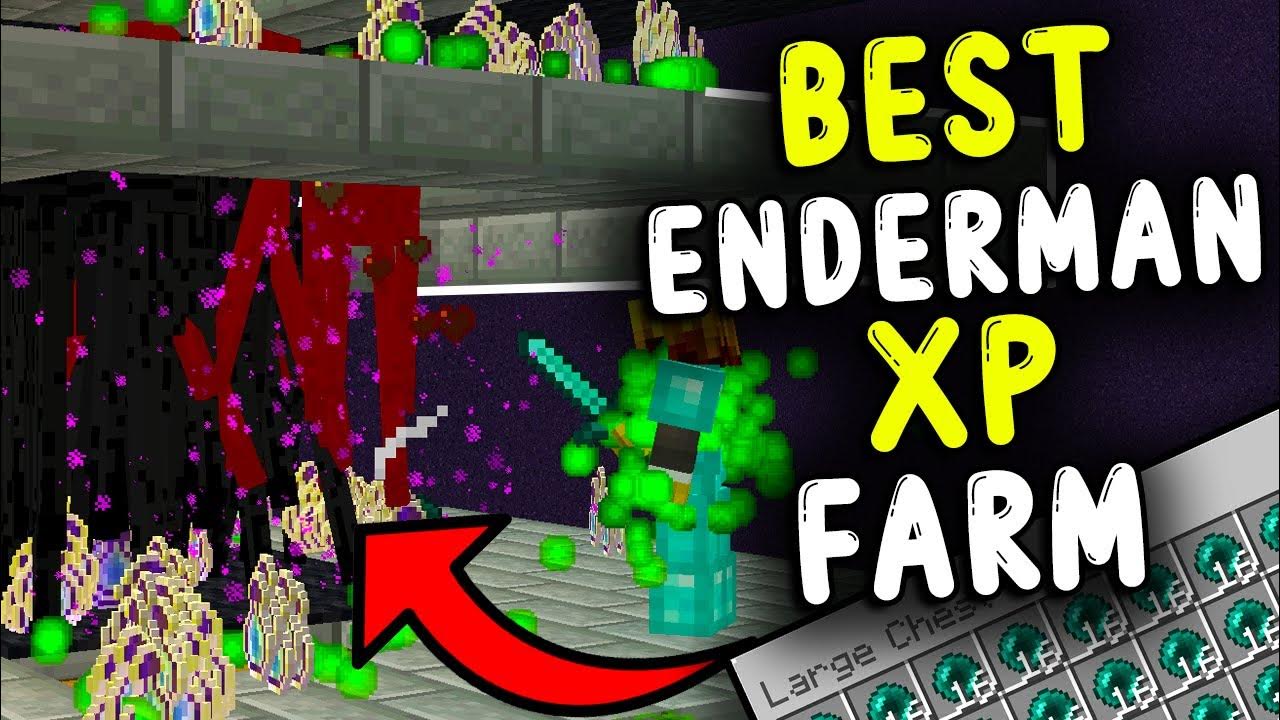 The BEST ENDERMAN XP Farm In Minecraft Bedrock 1.21! - YouTube