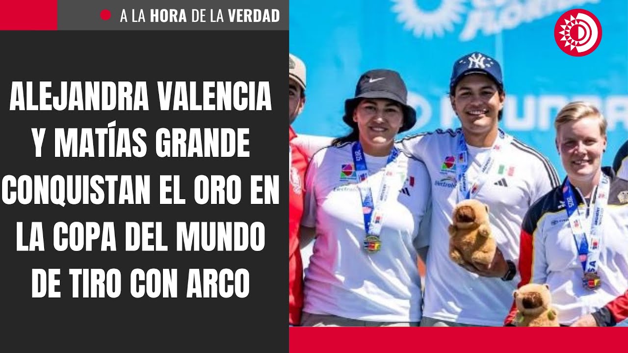 Alejandra Valencia y Matías Grande conquistan el oro en la Copa del ...