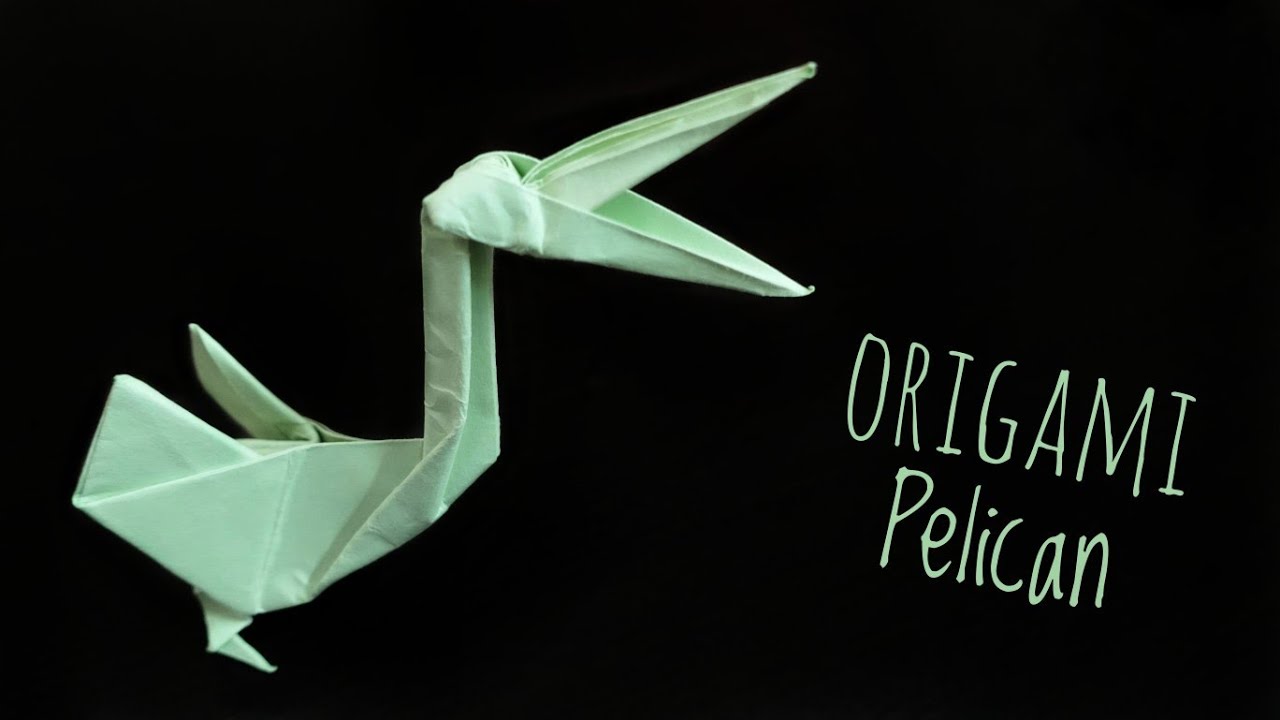Origami pelican / how to make an origami pelican #origami - YouTube