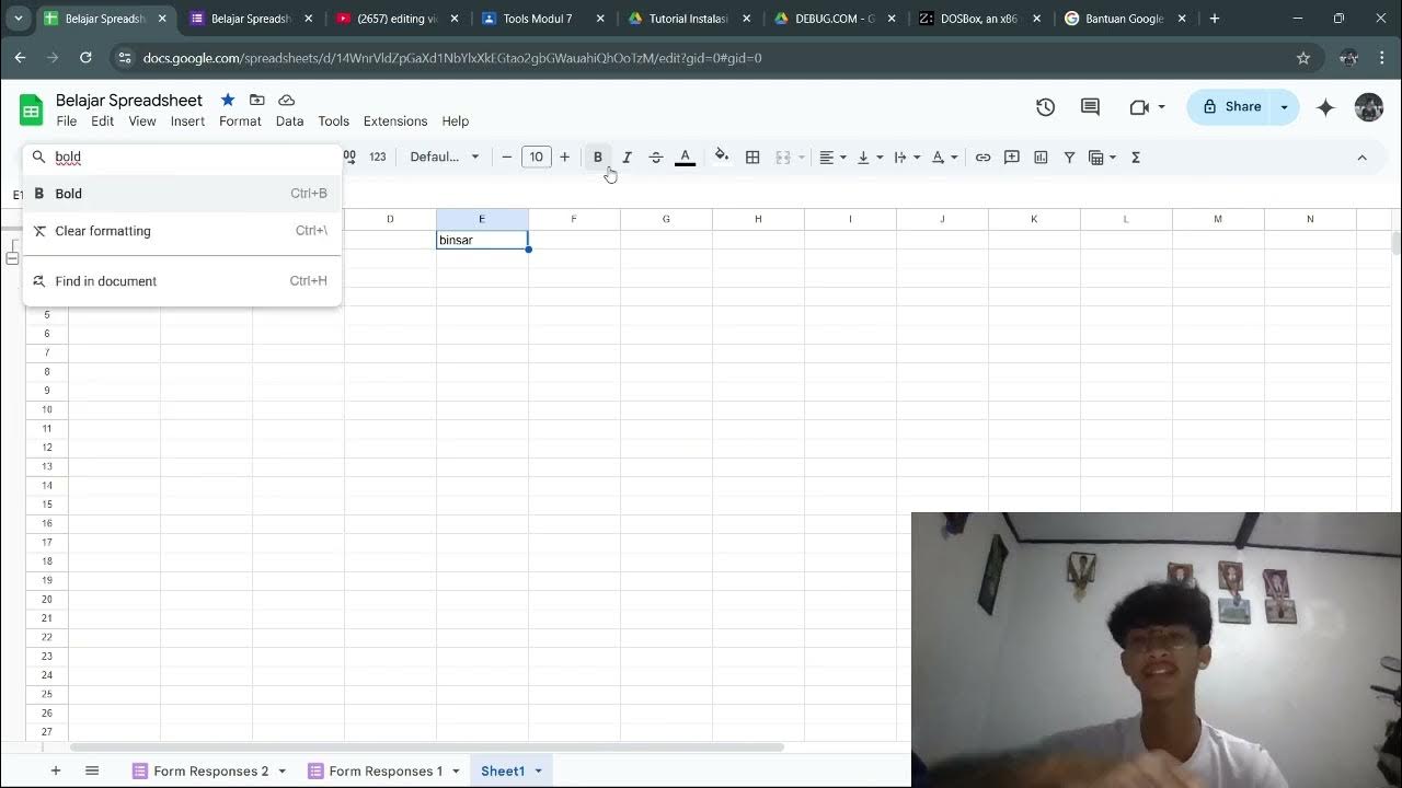 Google Spreadsheets (Kelompok 5) - YouTube