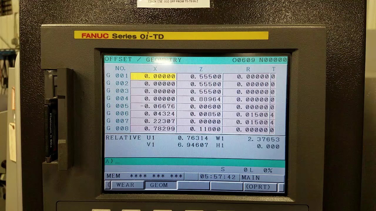 Tool offsets #2 - YouTube