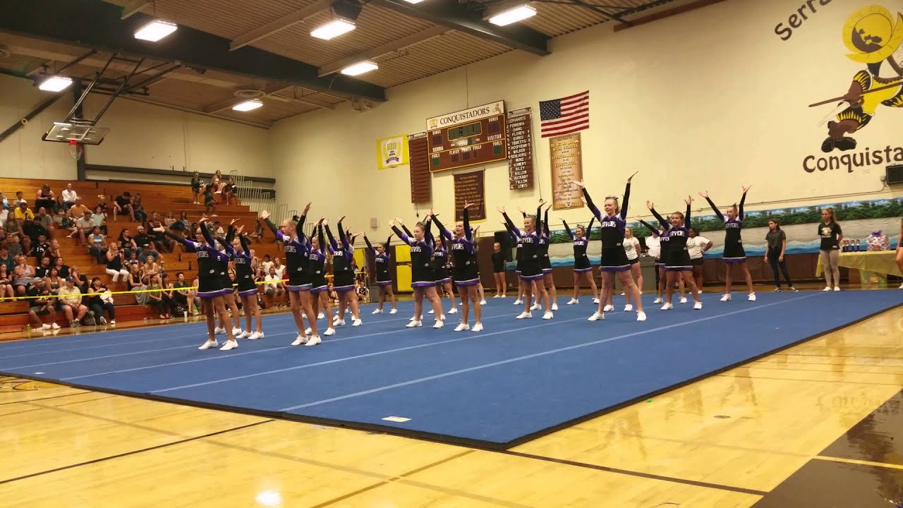 Santee Ravens Cheer Competition 2015 - YouTube