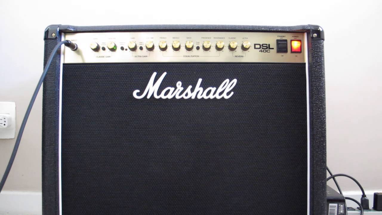 Marshall DSL 40C - Fernando de Sá - YouTube
