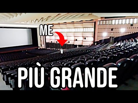 Sono stato nel CINEMA più GRANDE d'Italia!