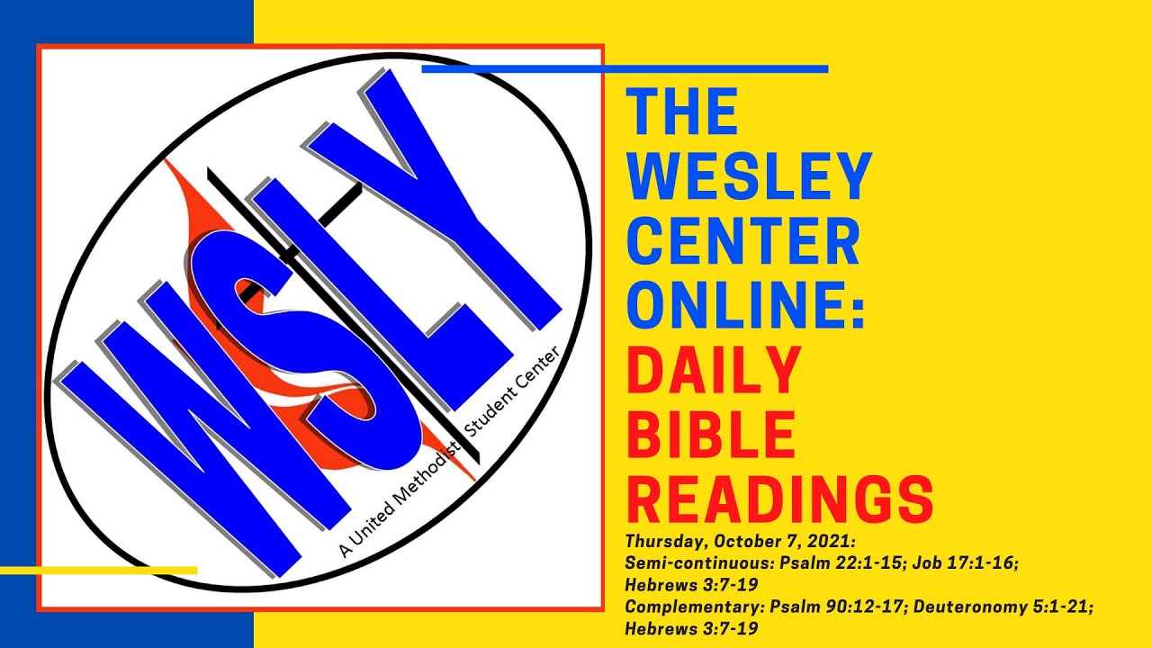 Daily Bible Reading for October 7, 2021 "Keep Covenant" - YouTube