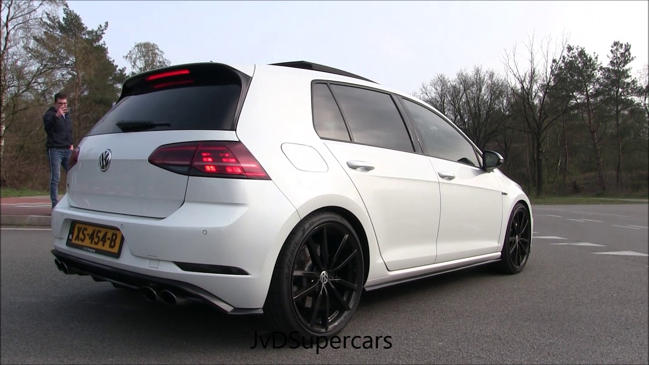 BEST OF Volkswagen Golf R & Golf GTI - REVS, ACCELERATIONS, CRACKLES ...