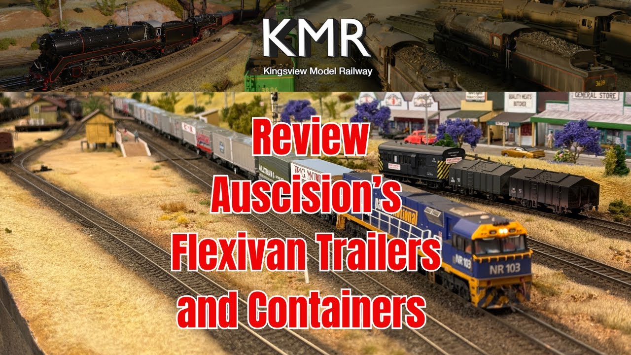 REVIEW - Auscision's Flexivan wagons and containers - YouTube