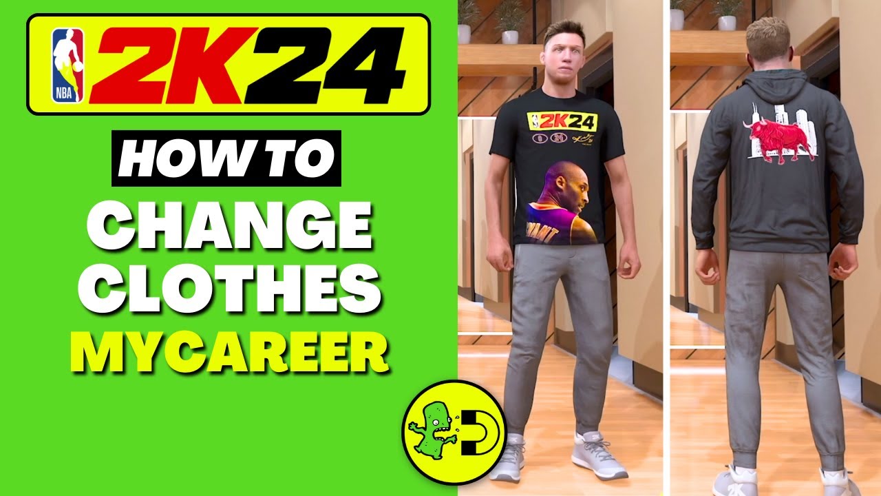 NBA 2K24 How to Change Clothes MyCAREER - YouTube