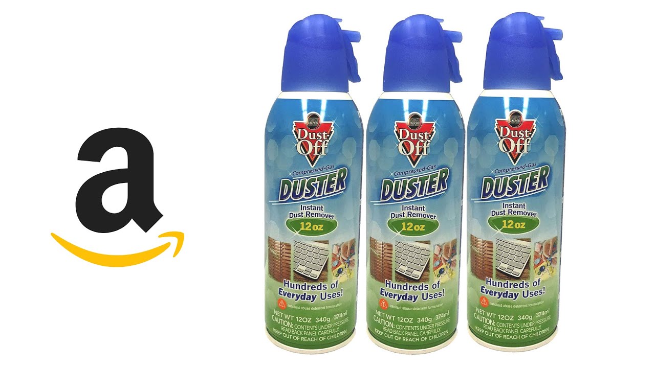 Falcon Dust-Off Compressed Gas Duster for Electronics Devices, 12 oz ...