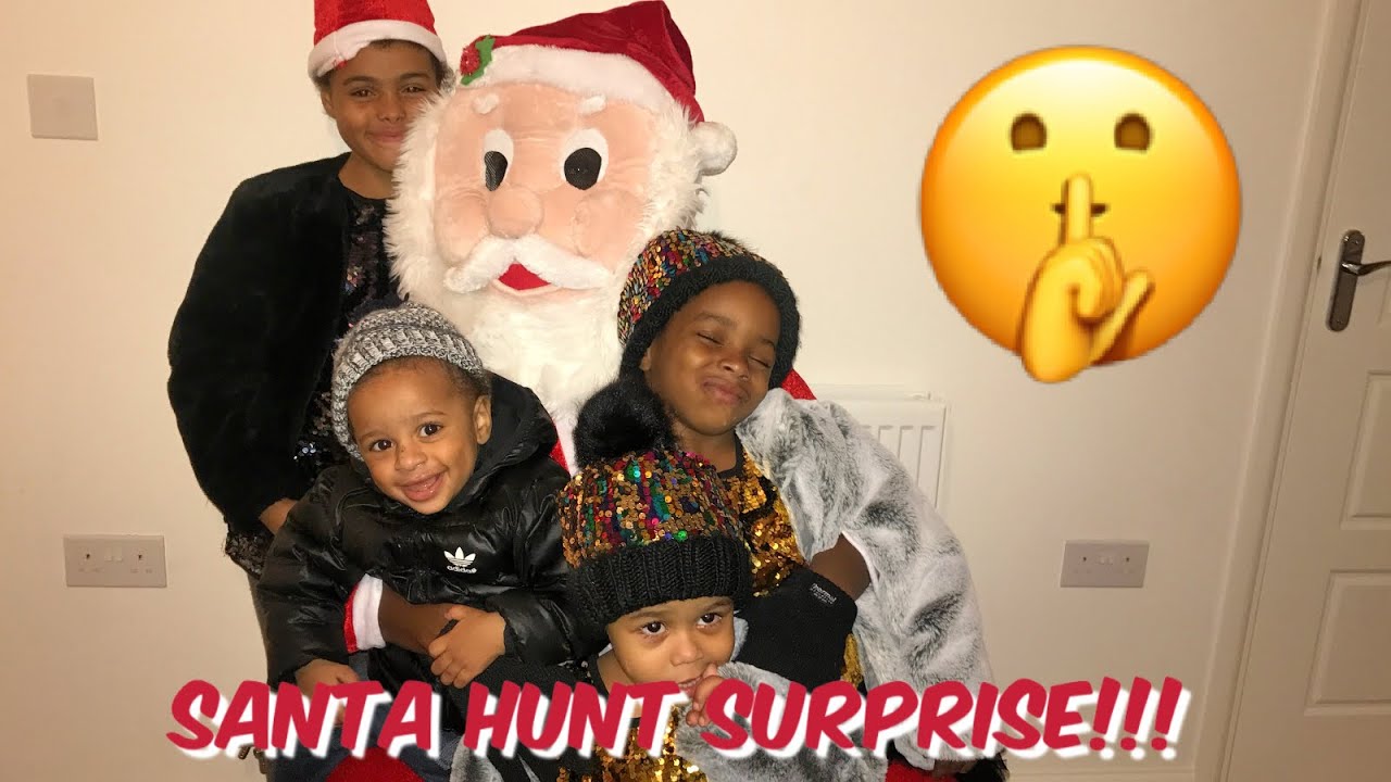 Santa Hunt Surprise for all the children. - YouTube