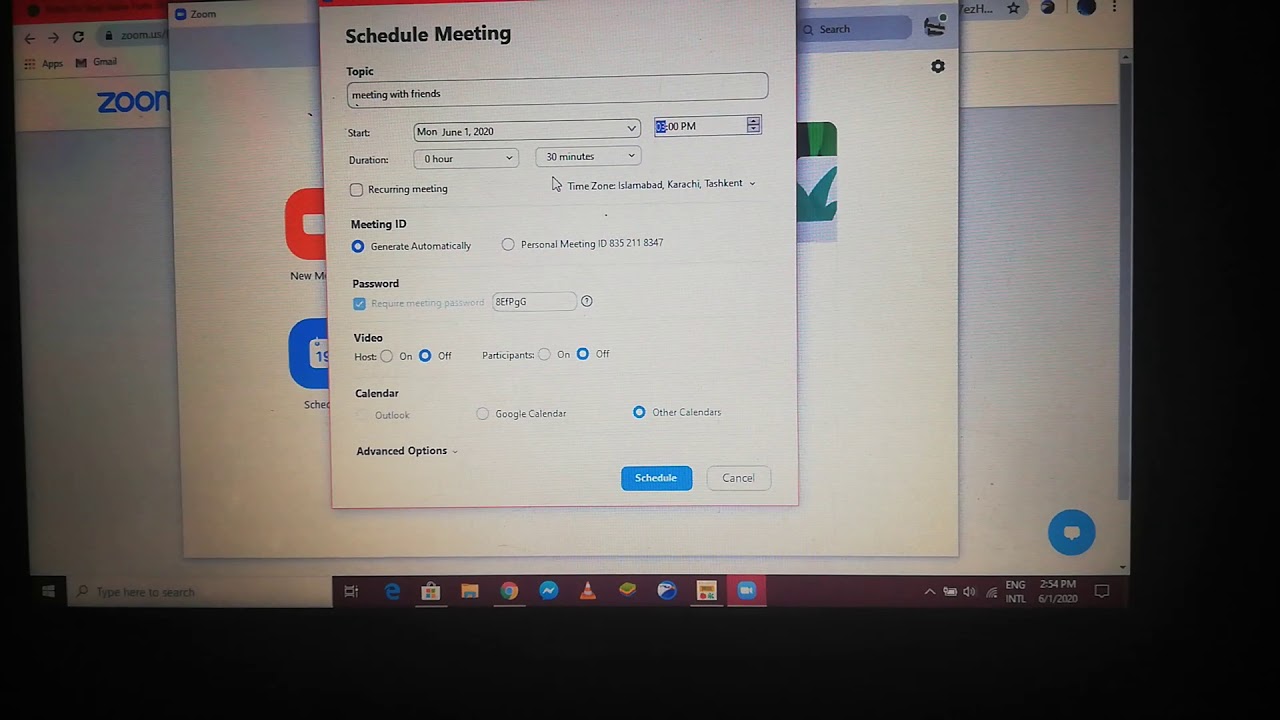 How to host meeting on zoom app - YouTube