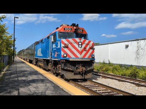 METX 100 Leads An Outbound At Midlothian Illinois - YouTube