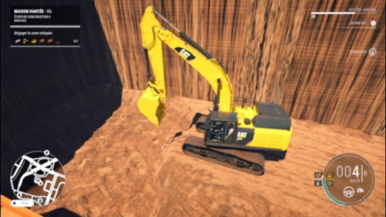 Construction simulator 22 épisode 20 défi creuser un grand trou map 🇺🇸 ...