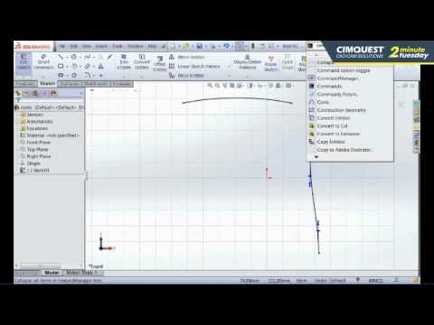 Conic Curves 2 Minute Tuesday - What's New in SolidWorks 2013 by ...