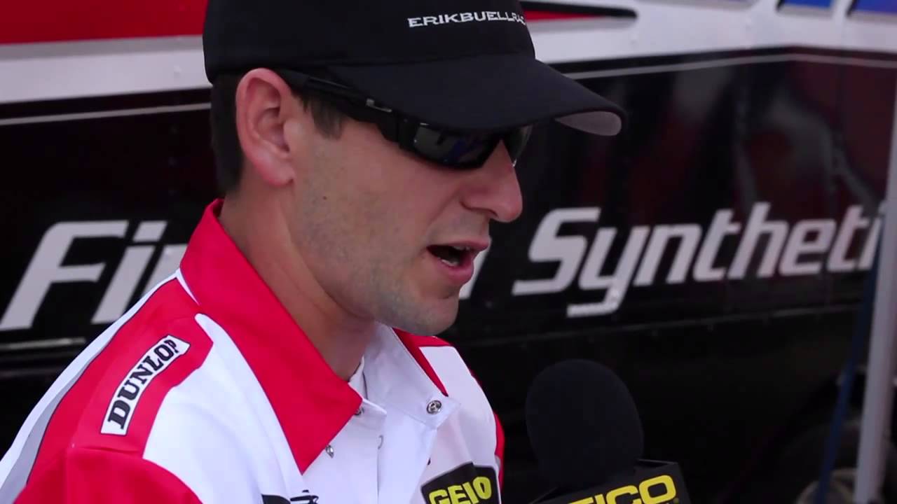 Team Hero/Amsoil's Geoff May Shows Off EBR 1190RS at Mid-Ohio Sports ...