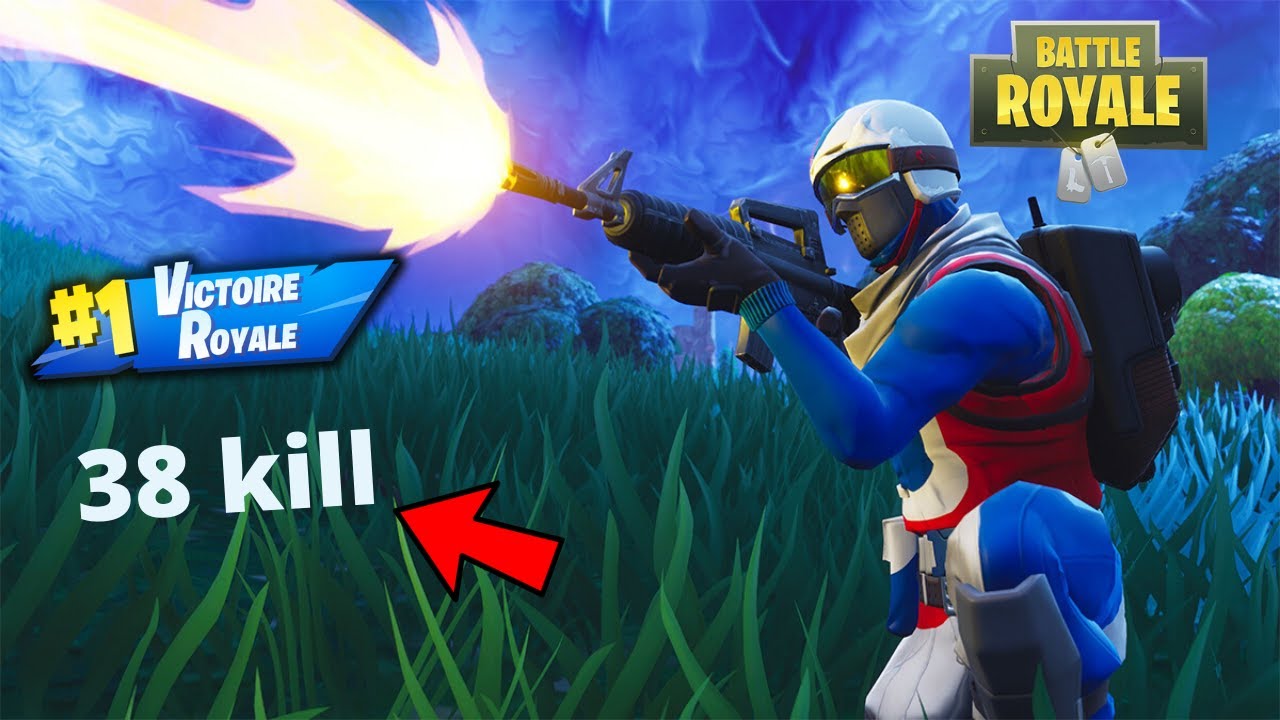 TOP1 AVEC 38 KILL SUR FORTNITE - YouTube