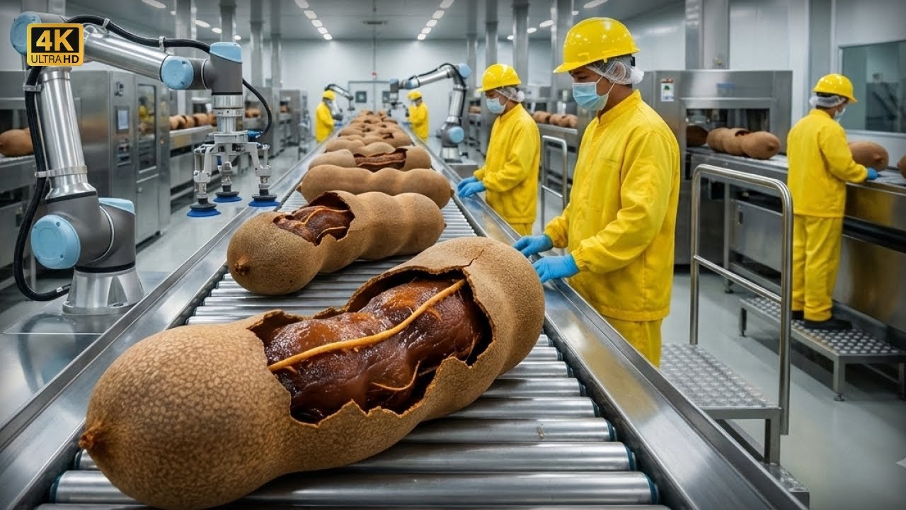 Inside a Modern Tamarind Factory: From Fresh Pods to Concentrated Paste ...