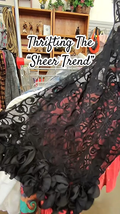 Thrifting 2024 Trends! The Sheer Trend. #2024Trends #Thrifting #FashionTrends - YouTube