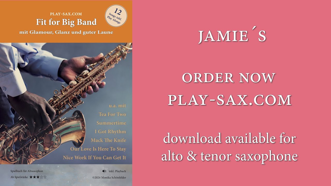 Saxophone Play Along „Jamie’s“ by Moni Schönfelder #jazz #musician # ...