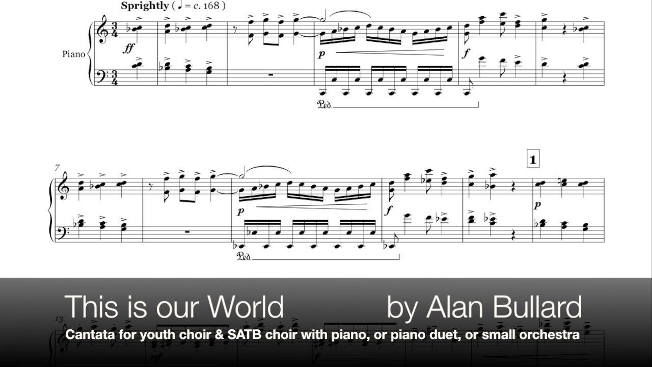 Alan Bullard: This is our World (Scrolling Score) - YouTube