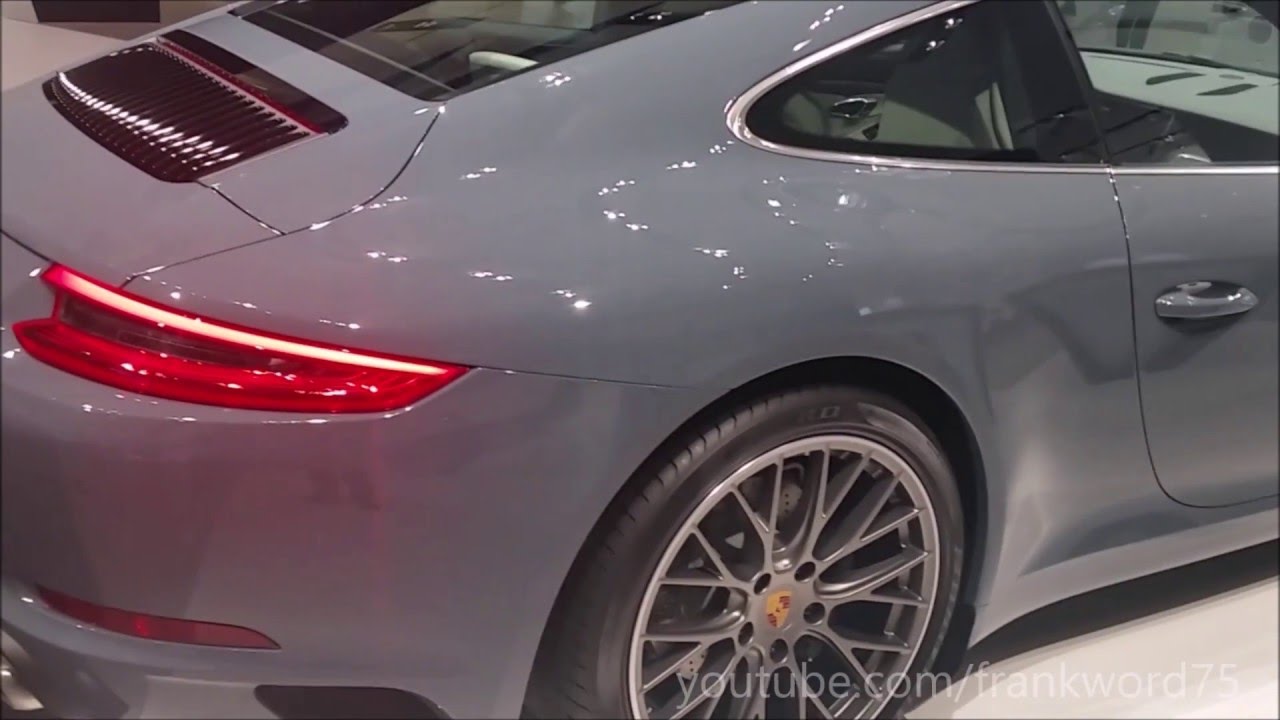 Porsche 911 Carrera Graphite Blue Metallic, walkaround - YouTube