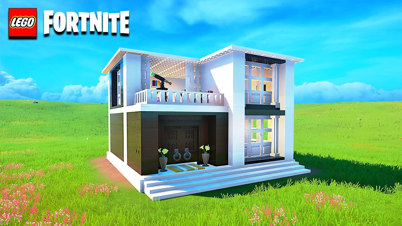 LEGO Fortnite Tutorial | Modern House #6 - YouTube