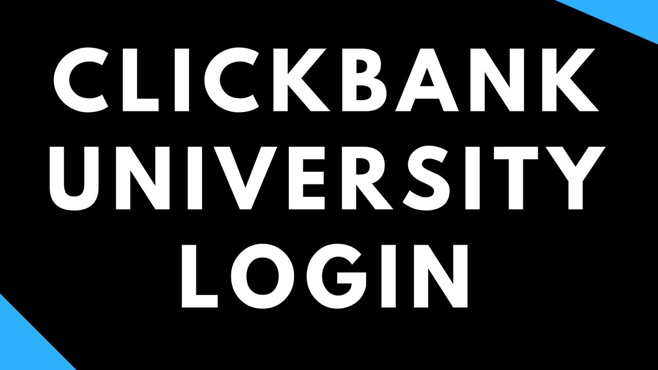 Clickbank University Login - YouTube