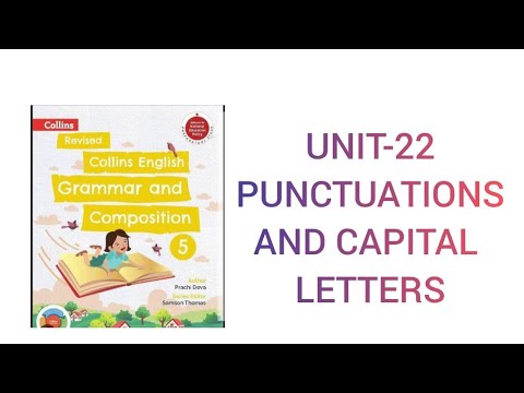 class- 5 chapter-22 Punctuation and capital letters. - YouTube