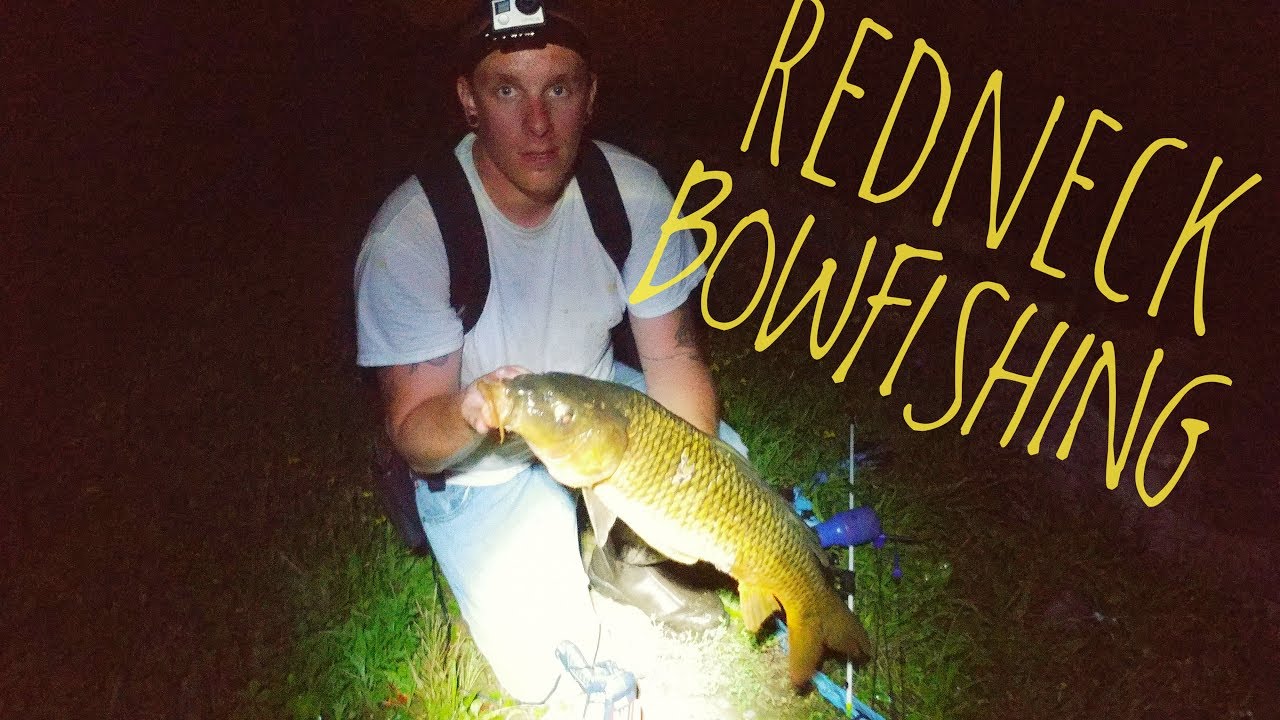 BOWFISHING FROM THE BANK AT NIGHT?!?! - YouTube