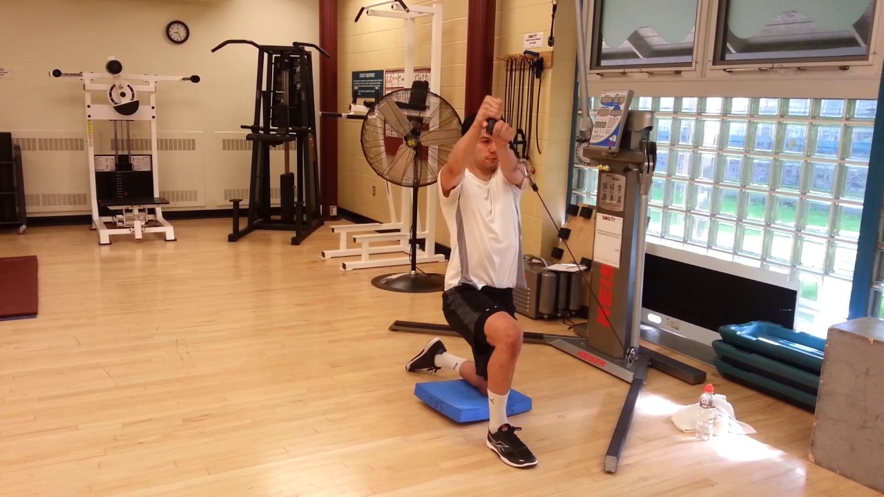 Half kneeling chops - YouTube