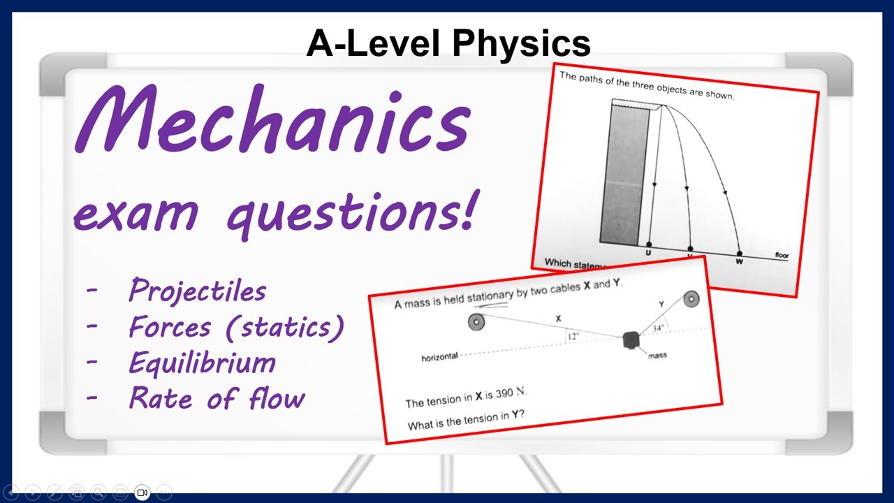 MECHANICS multiple choice questions! A-Level Physics - YouTube