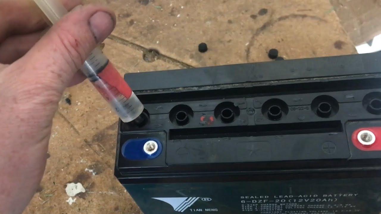 REHYDRATING Sealed Lead Acid Batteries Extending The Life Of 12 V