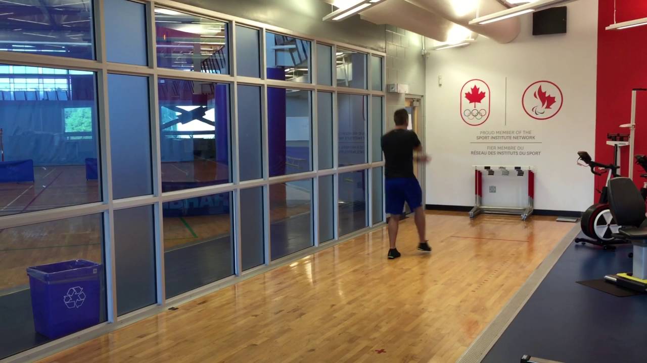 Backwards skip with arm swing - YouTube