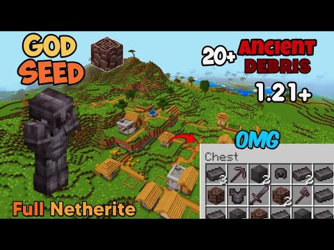 Full Netherite 💥[God Seed] For Minecraft Bedrock&PE/Minecraft Speedrun ...