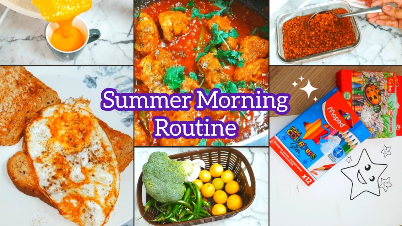 5 am Morning Routine | Summer Recipes | Summer Morning Routine | Home ...