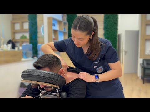 Amazing Chair Massage Relaxation | Lady Ceren