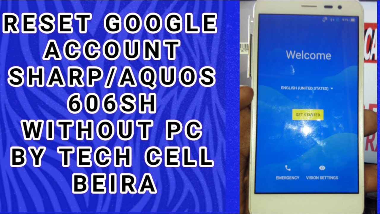 SHARP AQUOS 606SH BYPASS FRP WITHOUT PC 2020/remover frp 606sh - YouTube