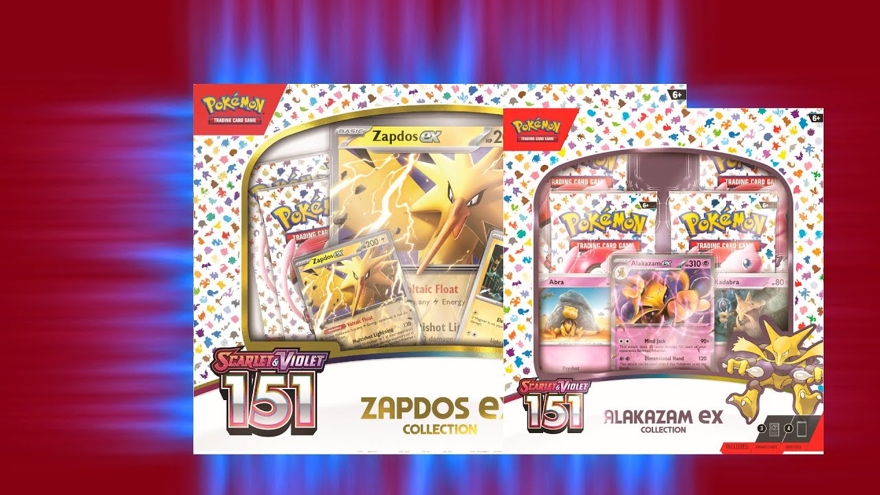Pokémon 151 ex boxes - YouTube