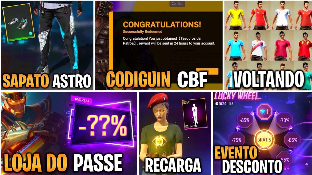 SAPATO ASTRO, NOVO CODIGUIN, CAMISAS DA COPA, EVENTO DE DESCONTO E ...