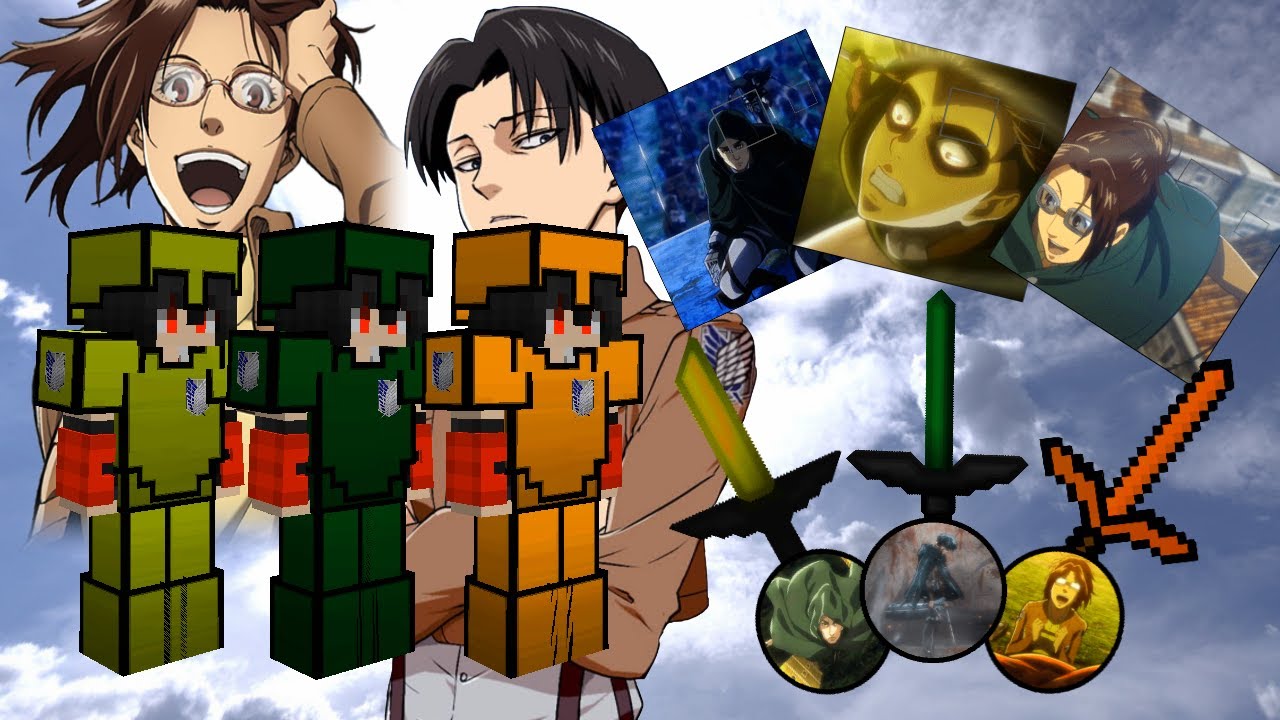 Attack on Titan 32x Anime Texture Pack Bundle Part 2 - YouTube