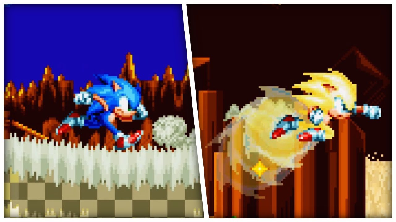 Sonic Mania Modern Sonic Mod - YouTube