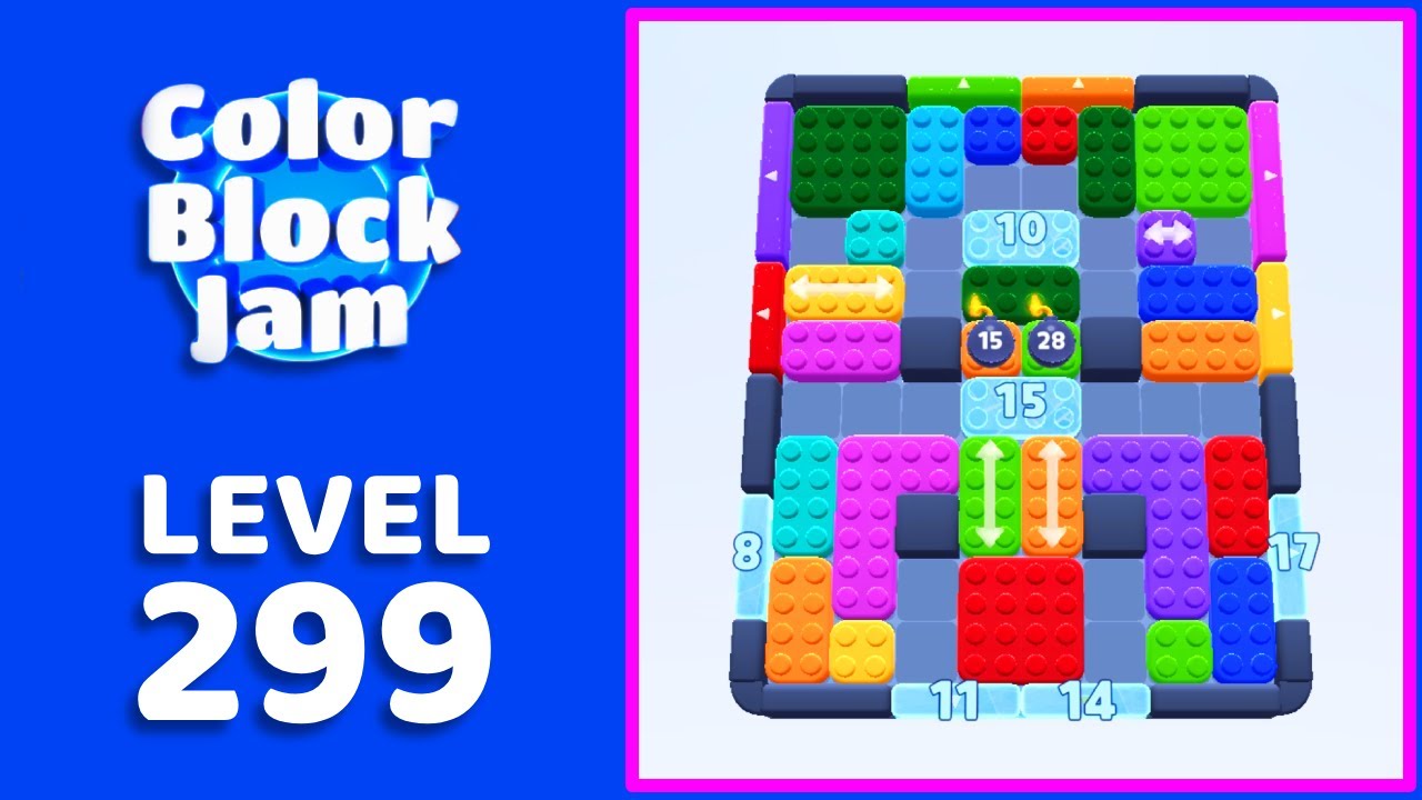 Color Block Jam Level 299 [Solution Walkthrough] - YouTube