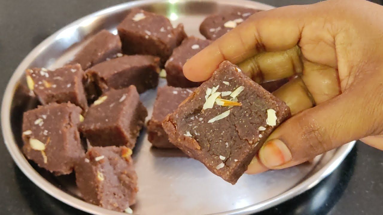 రాగి పిండి, బెల్లం తో హెల్ది గా ఈ విధంగా బర్ఫీ చేసుకోండి చాలా ...