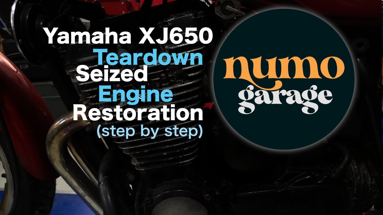 Yamaha XJ650 teardown seized engine, a step by step guide - YouTube