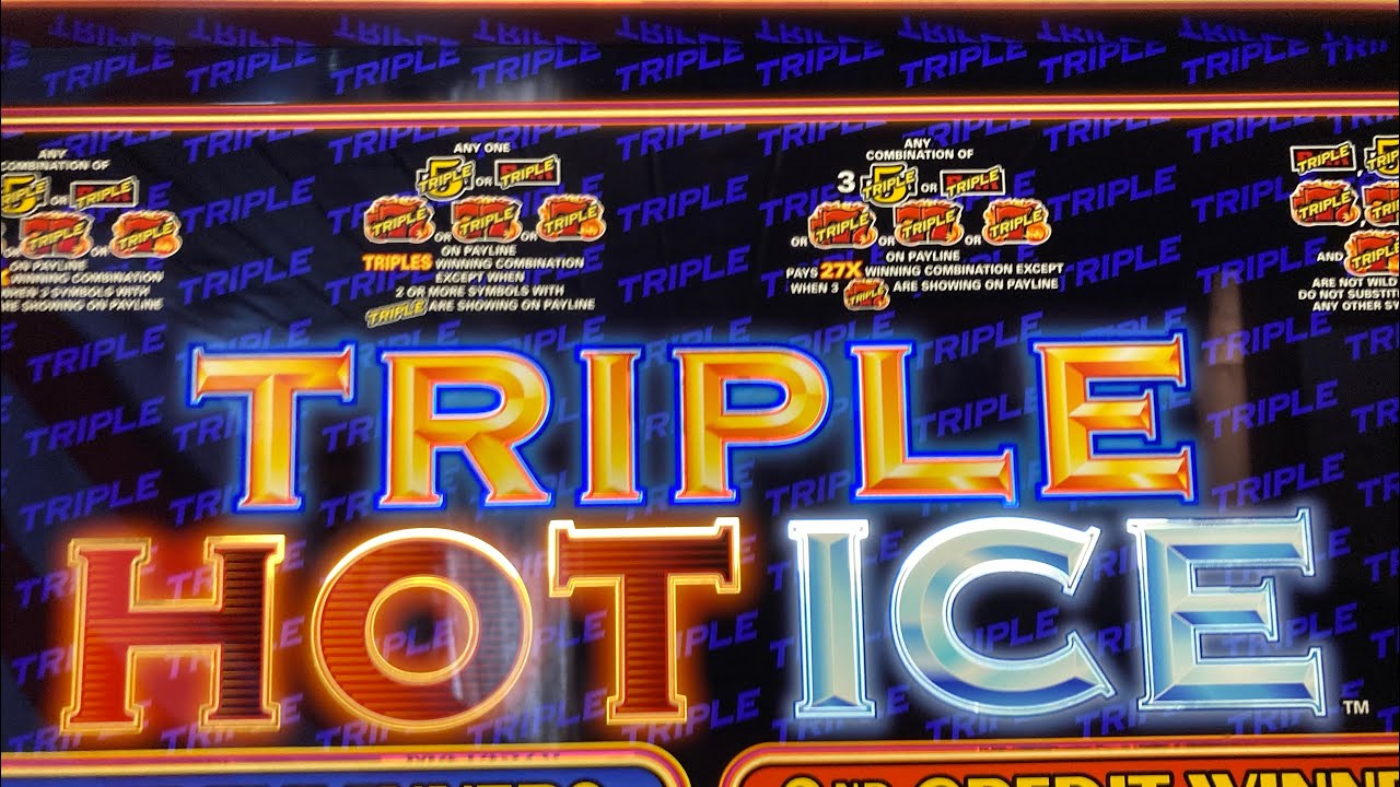 Quick Home Slot Play on Triple Hot Ice Slot Machine 🎰 - YouTube